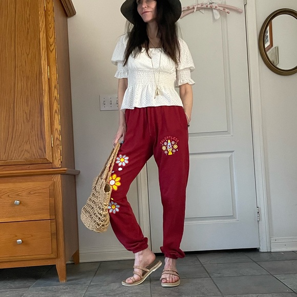 TALENTLESS | Pants & Jumpsuits | Retro Sweat Pant Cozy Beach Talentless ...